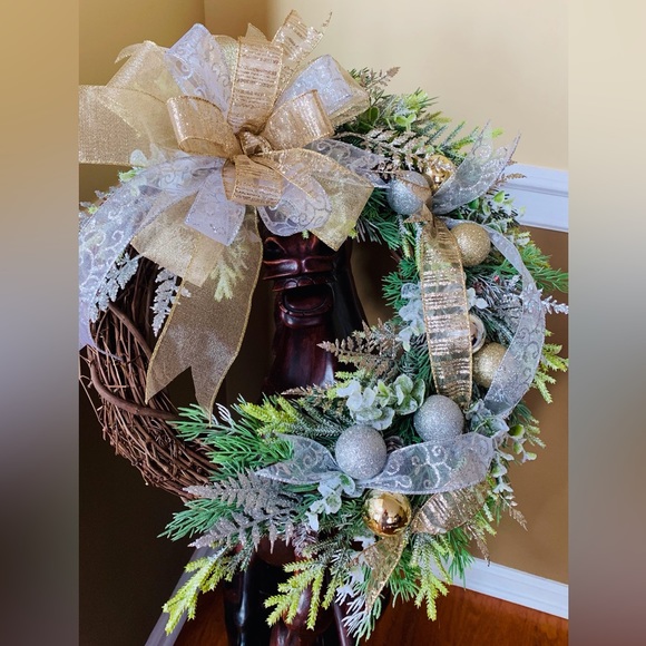 Hand Crafted | Holiday | Hand Crafted Gold And Silver Ornament ...